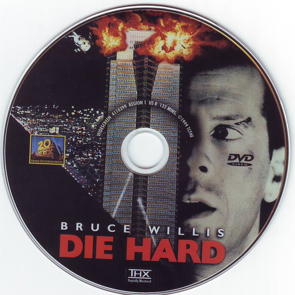 DVD Lables: Die Hard 1-4